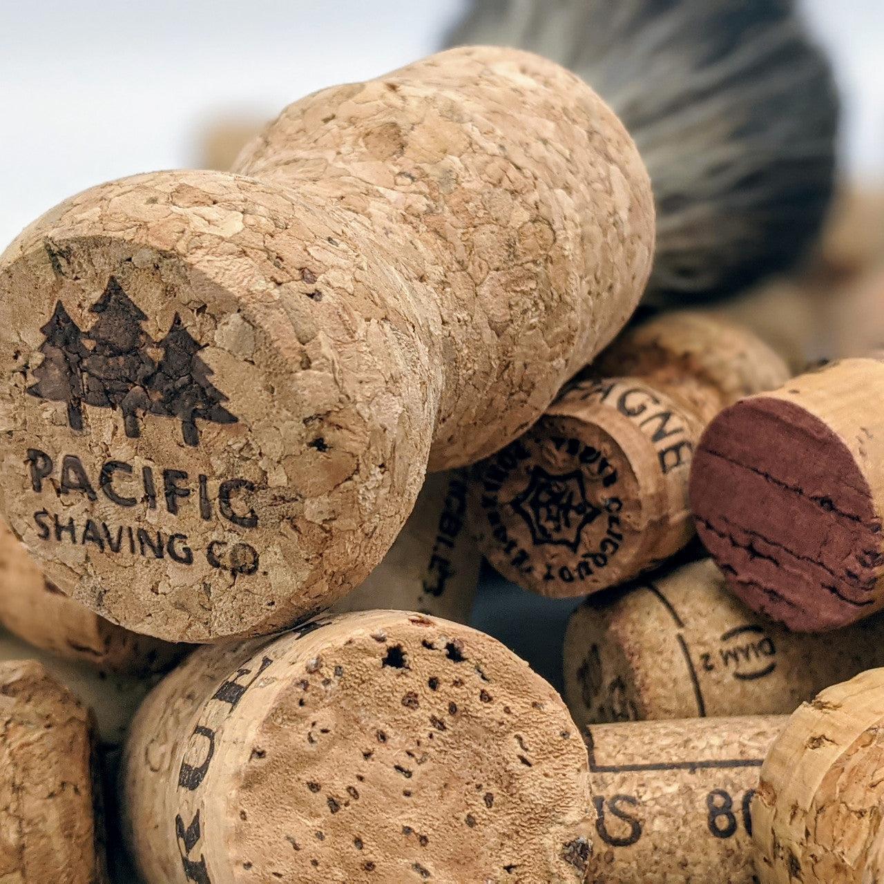 Limited Edition | Cork Handle Synthetic Badger Hair Shaving Brush ...